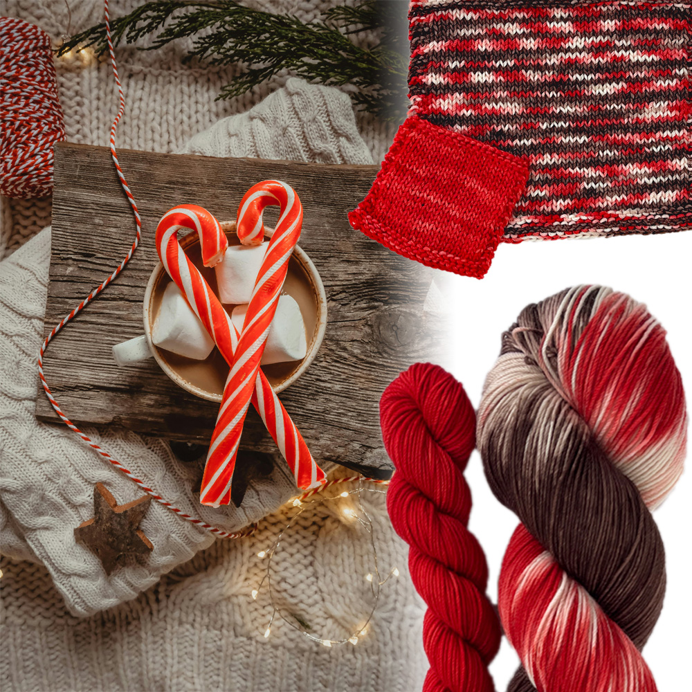 Peppermint Mocha Sock Kit - Mickey and Marie